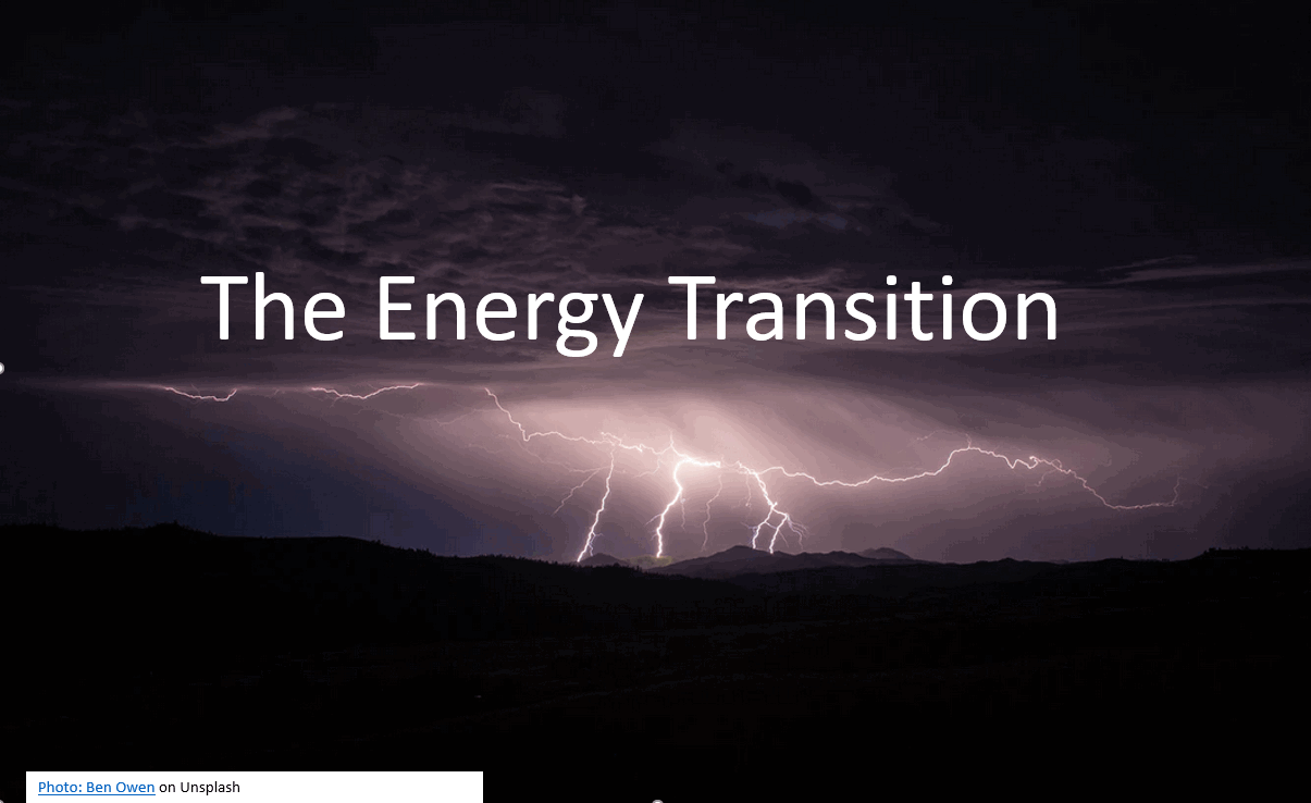 We need to change the story on the Energy Ecosystem